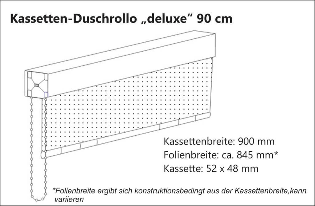 Duschrollo 90 Cm Breit